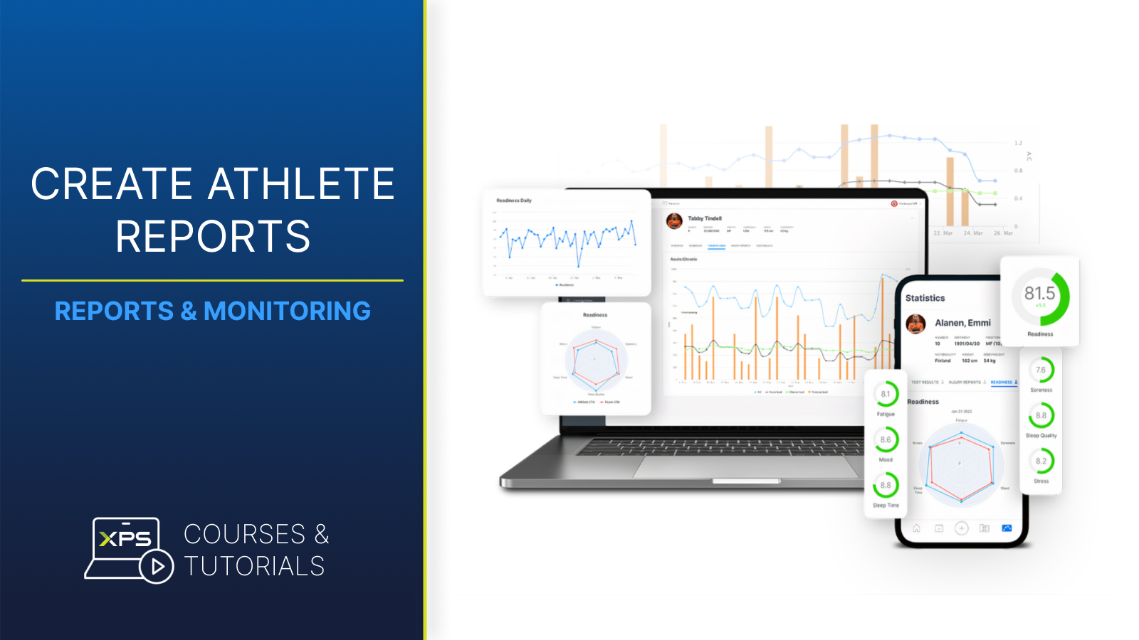 Athlete Report: Readiness, Training Load, Attendance and more! | XPS ...