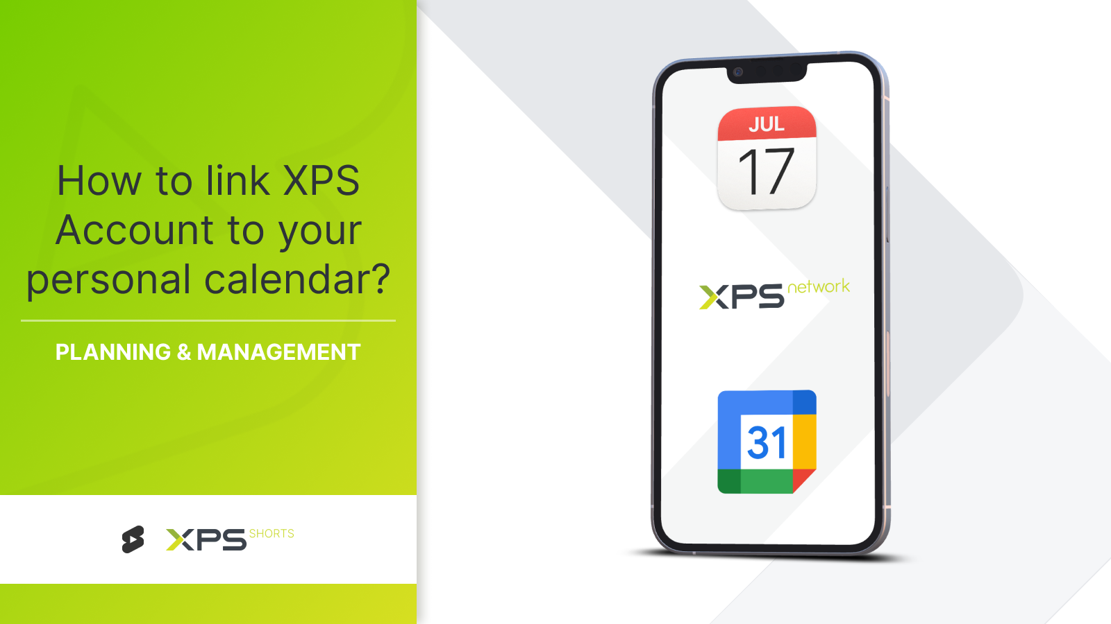 XPS Shorts: Linking up XPS account to personal calendar